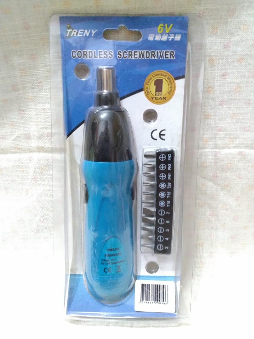 【已故障】 6V電動式起子機 附多種規格鑽頭 | 直立式電動起子 電鑽 起子機 維修工具 | 修繕 家庭DIY | TRENY | 高雄市, 免費物品在旋轉拍賣