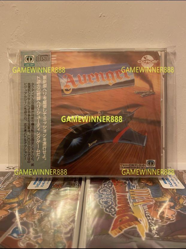 全新 日版 PCEngine CDROM PCE遊戲 復仇者直升機 AVENGER 日文版 （飛機射擊遊戲）, 電子遊戲, 遊戲機配件, 遊戲 ...