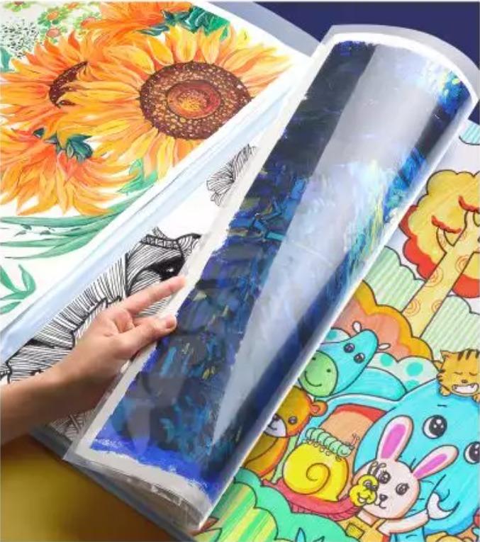 A3 Display Book Pocket Folder Plastic Folder 60 Pockets Clear Folder ...