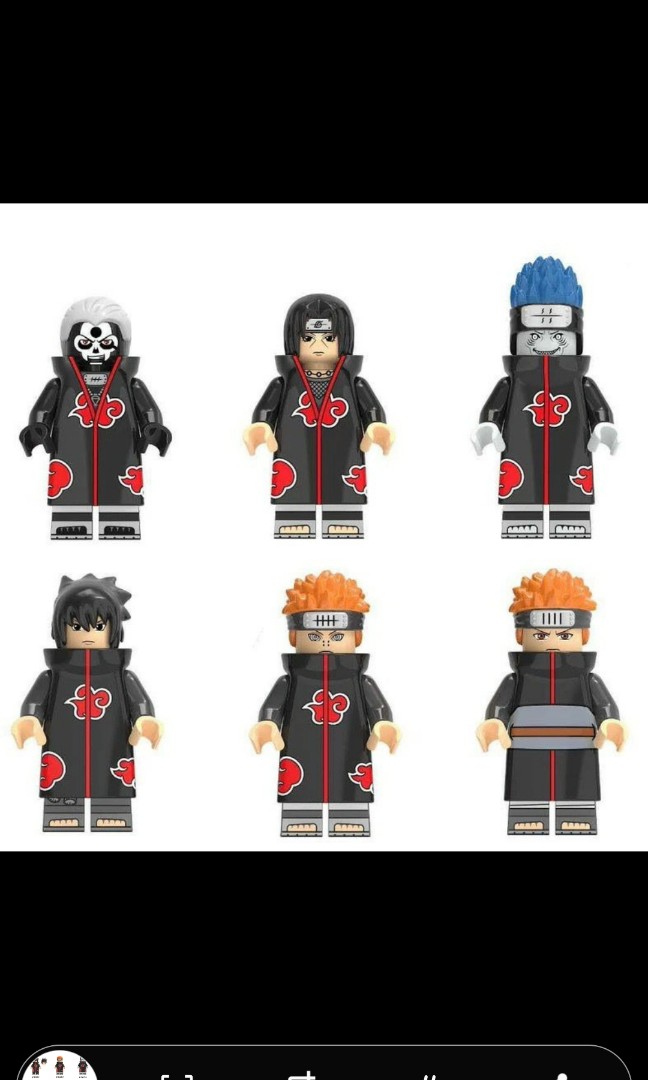 Akatsuki Lego, Hobbies & Toys, Toys & Games on Carousell