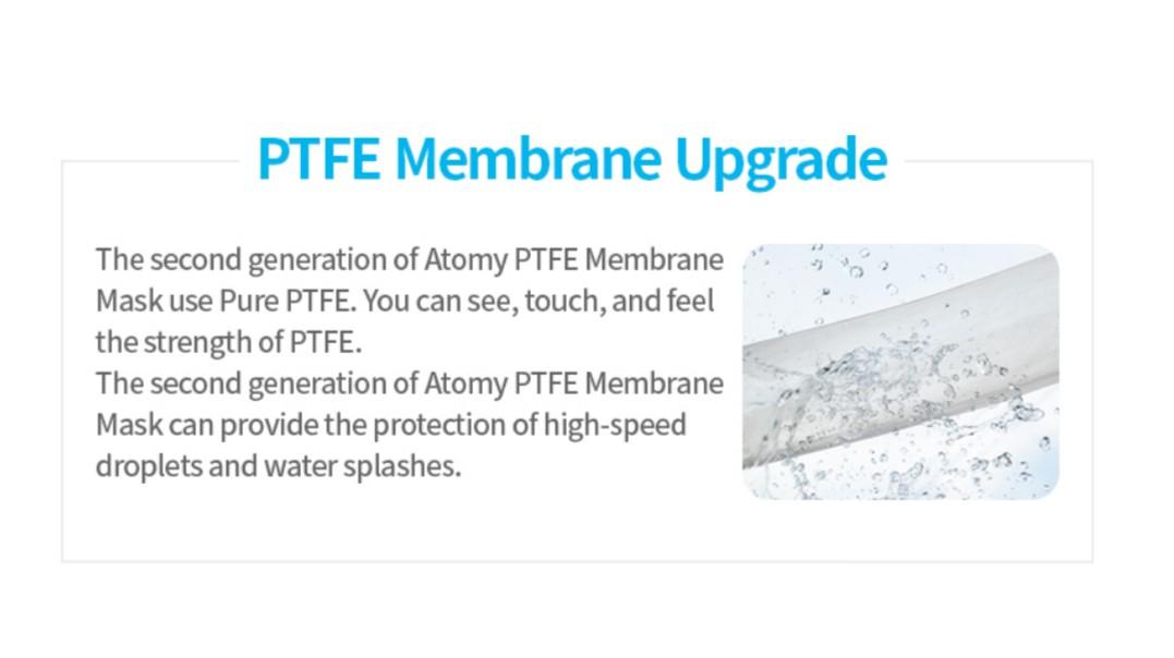 Atomy PTPE Membrane Mask, Health & Nutrition, Face Masks & Face Shields ...