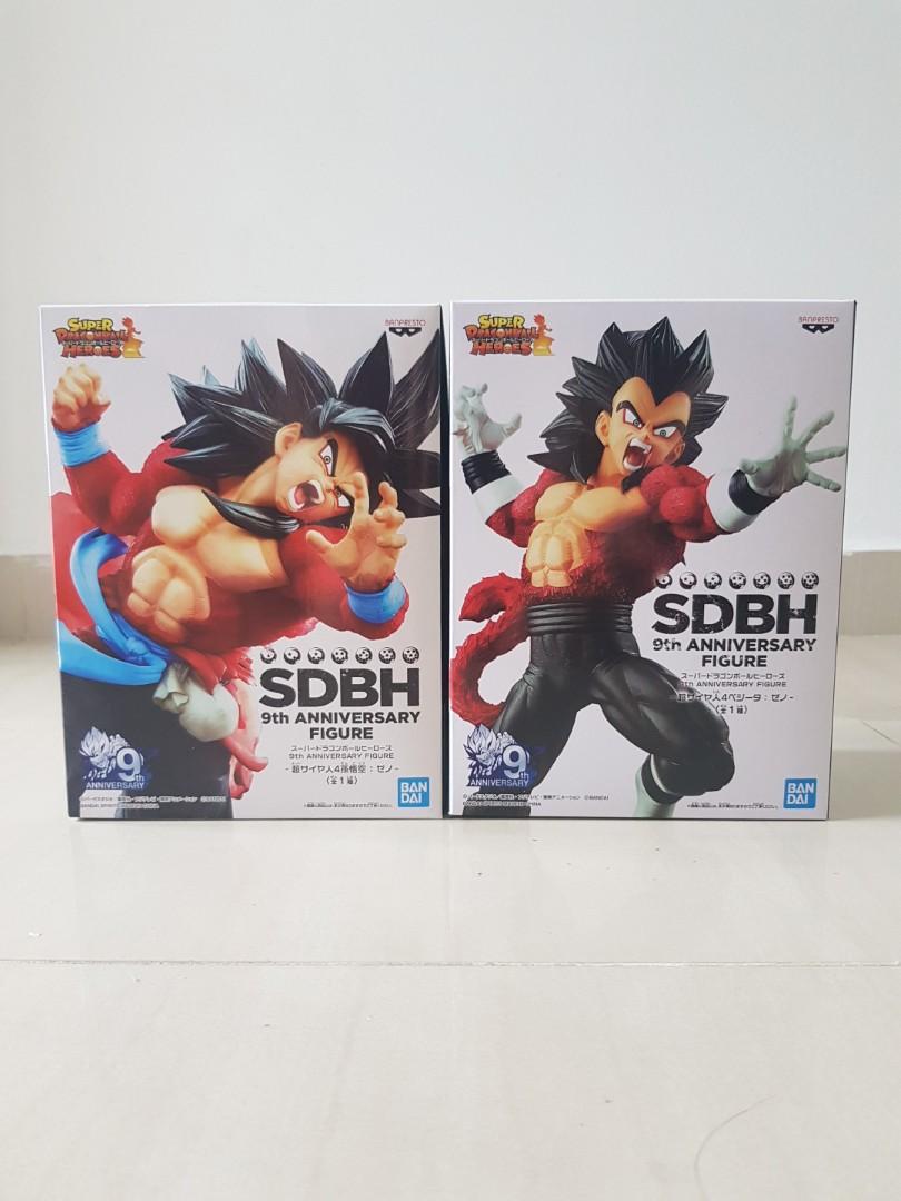 [YEAR END CLEARANCE SALE BUNDLE DEAL!!!] SDBH 9th Anniversary Figure - SSJ4 Goku Xeno / SSJ4 ...