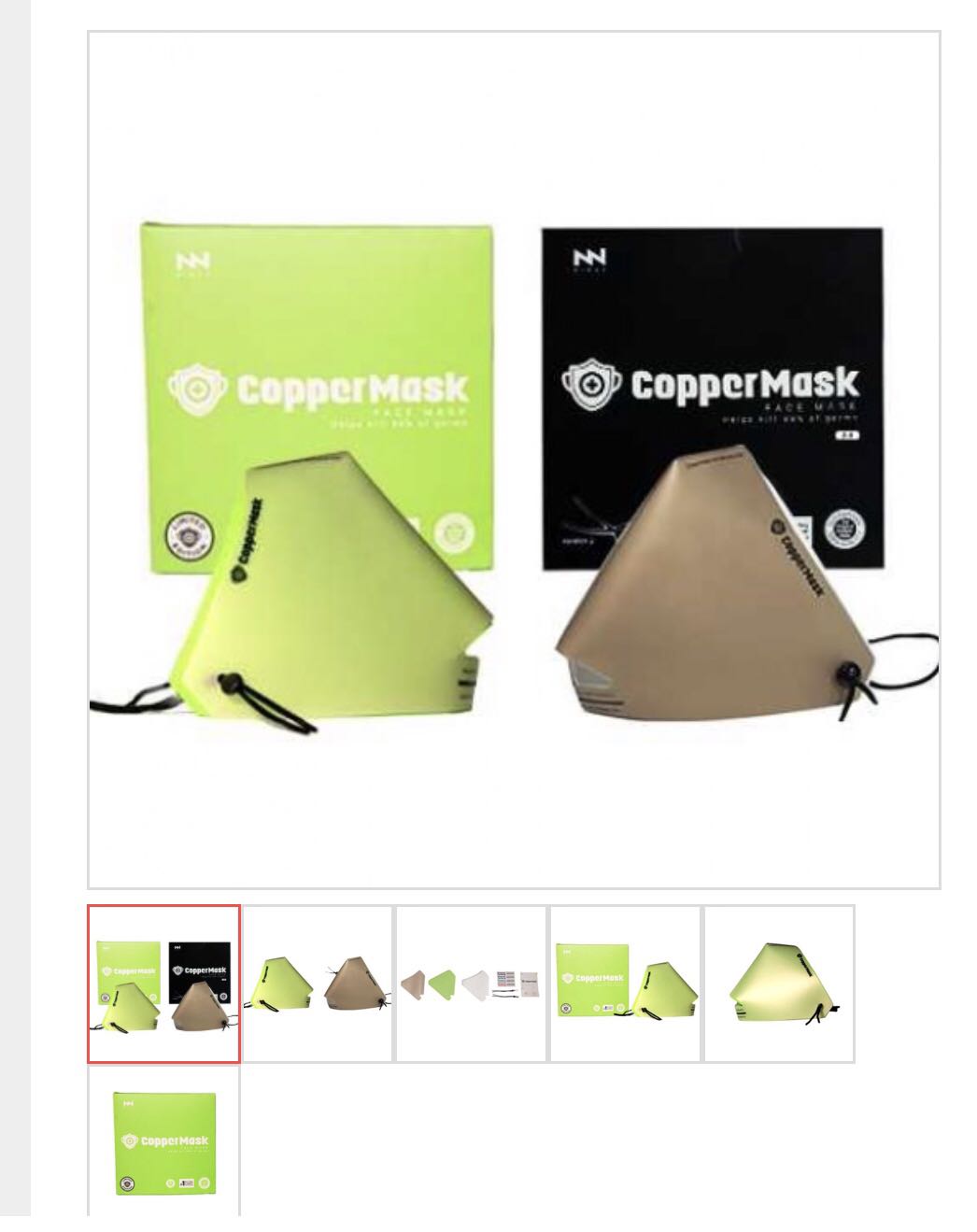 Copper Mask V2.0 - protect yourself against COvid19, Everything Else ...