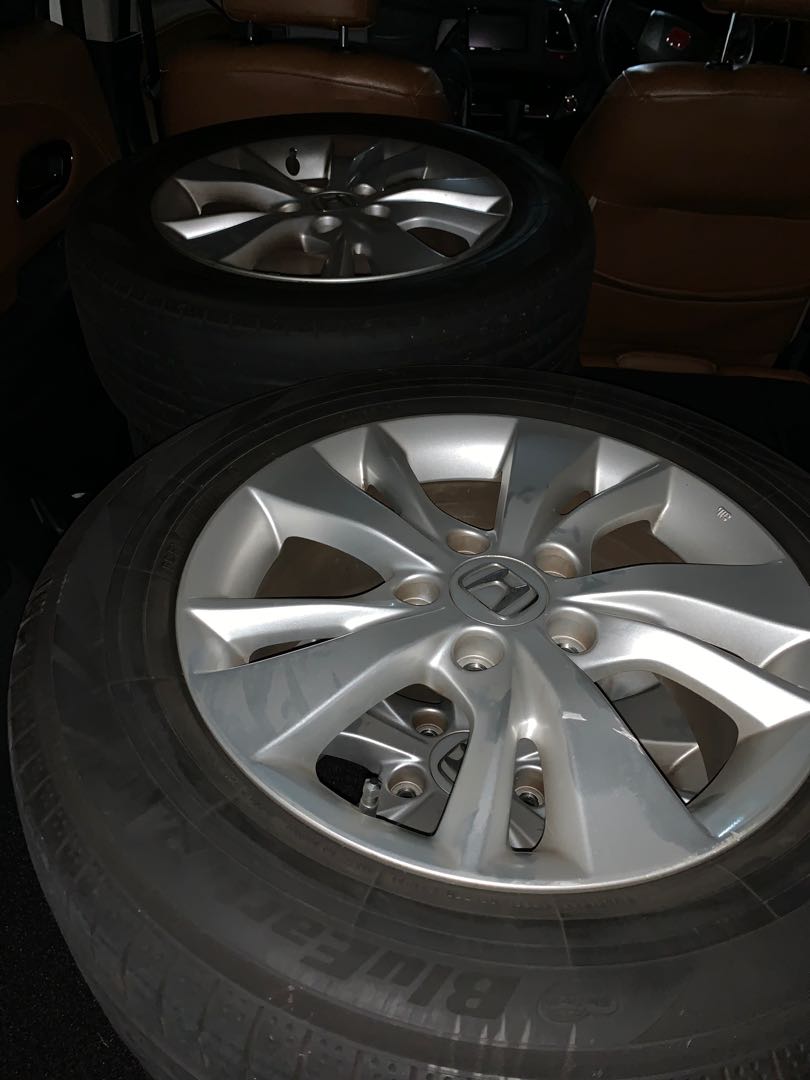 HONDA VEZEL STOCK 16 INCH RIMS, Car Accessories, Tyres & Rims on Carousell