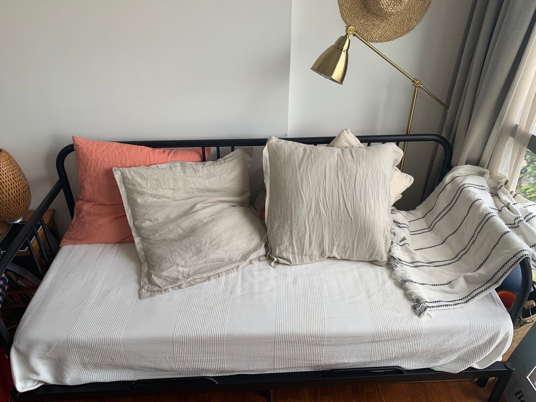 IKEA Fyresdal daybed + mattresses, Babies & Kids, Baby Nursery & Kids ...