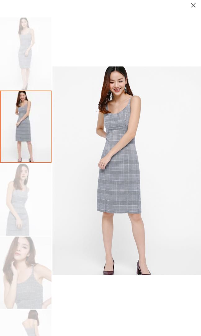 LB Ivette Plaid Pencil Dress, Women's Fashion, Dresses & Sets, Dresses ...