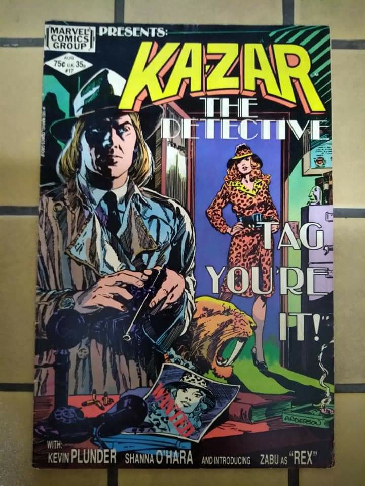 Kazar: The Savage #17 ( Brent Anderson - Cover Art ) Marvel Copper Age ...