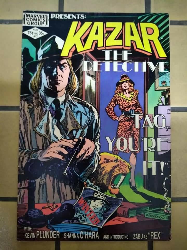 Kazar: The Savage #17 ( Brent Anderson - Cover Art ) Marvel Copper Age / Vintage Edition ...