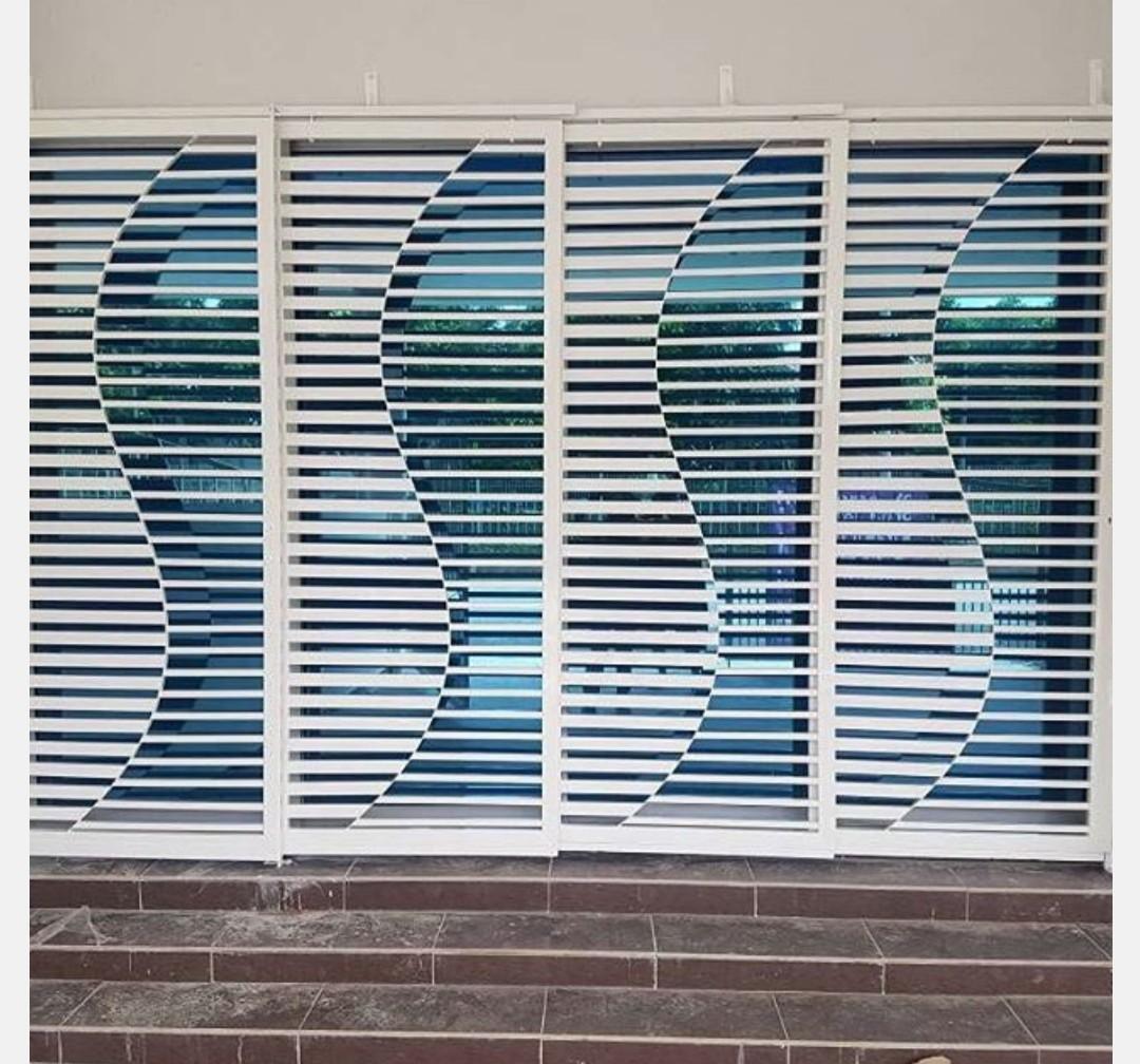 Kimpalan Besi Pintu pagar Grill Pintu Grill Tingkap Sliding Grill Pintu ...