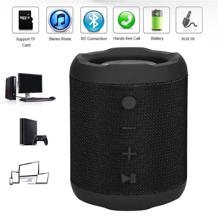 M2 Bluetooth Speaker, 20W Portable Speaker Dual-Driver Rich Bass, IPX6 ...