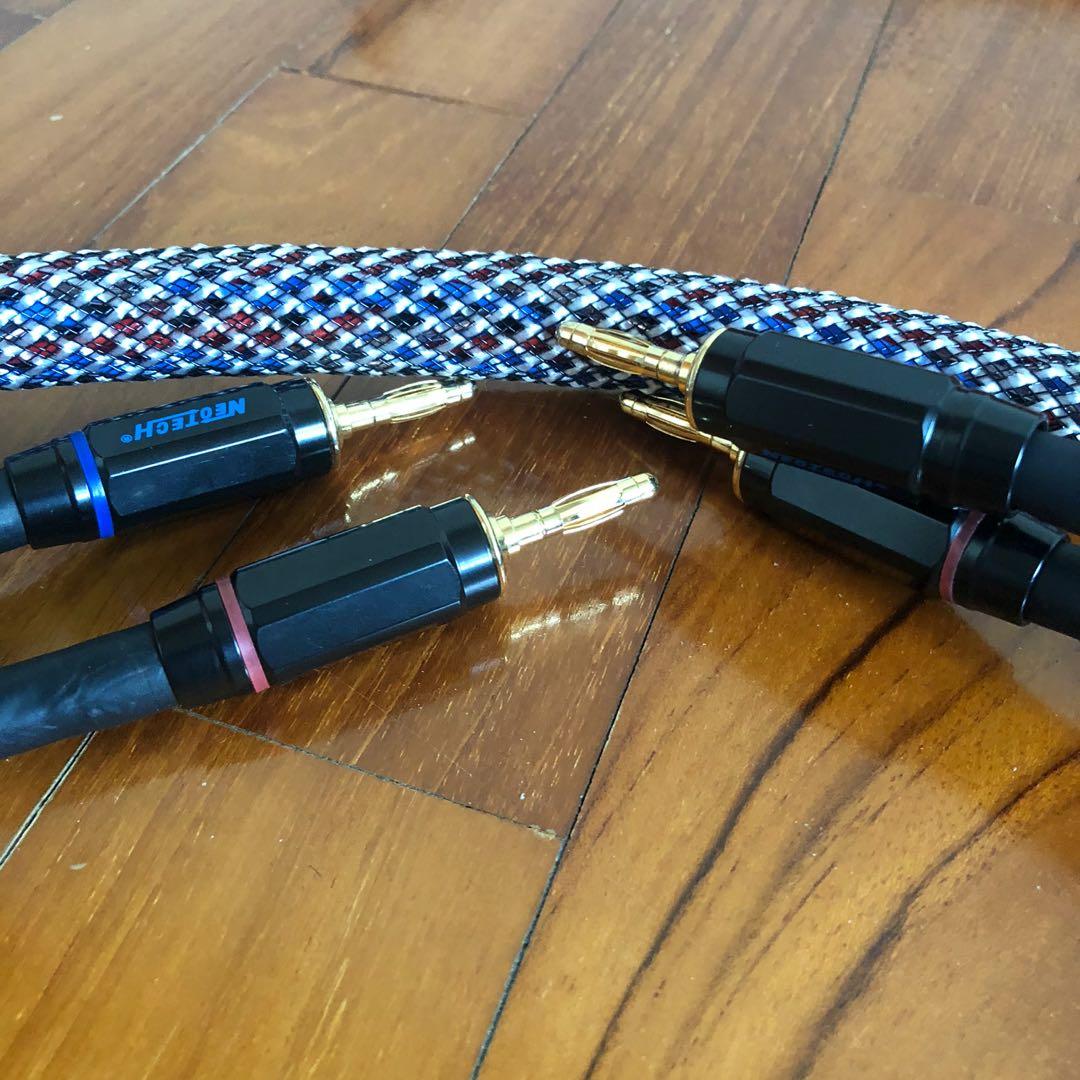 Neotech NES-3001 UP-OCC speaker cable 2.5m pair, Audio, Portable Audio ...