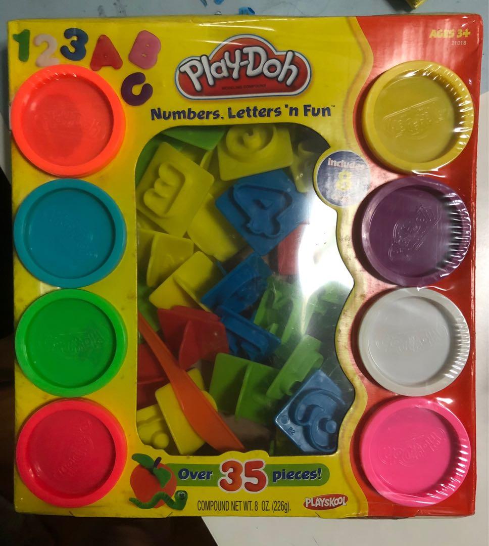 Play Doh Numbers Letters Fun, Hobbies & Toys, Toys & Games on Carousell