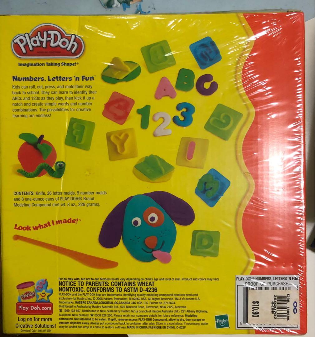Play Doh Numbers Letters Fun, Hobbies & Toys, Toys & Games on Carousell
