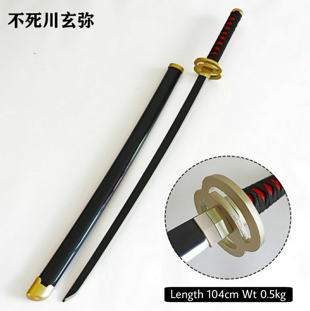 (PO) Demon Slayer Genya Cosplay Sword, Hobbies & Toys, Memorabilia ...