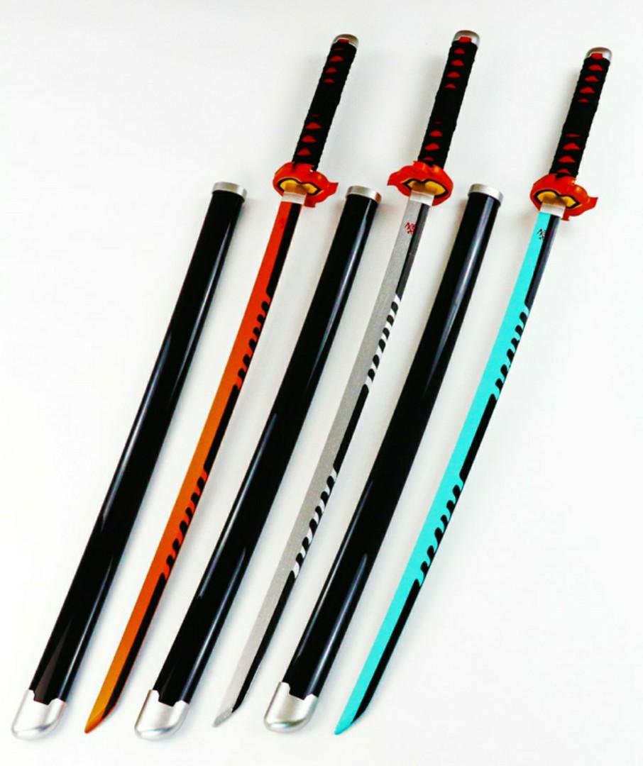 (PO) Demon Slayer Genya Cosplay Sword, Hobbies & Toys, Memorabilia ...