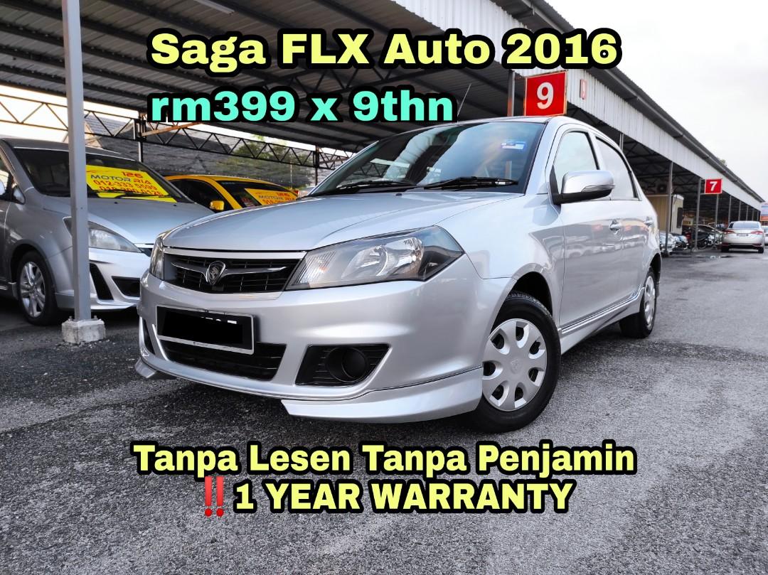 Proton Saga FLX 1.3 Auto 2016, Cars, Cars for Sale on Carousell