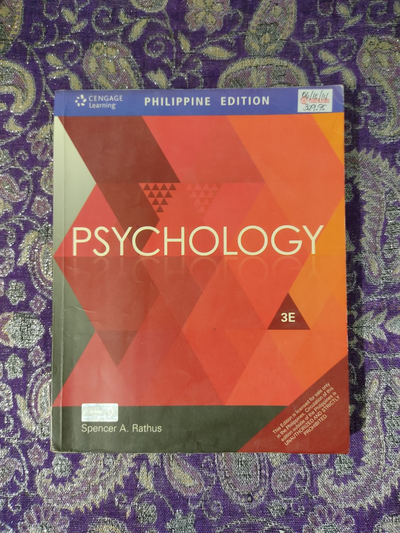 Psychology / Spencer A. Rathus - 3rd Edition, Hobbies & Toys, Books ...