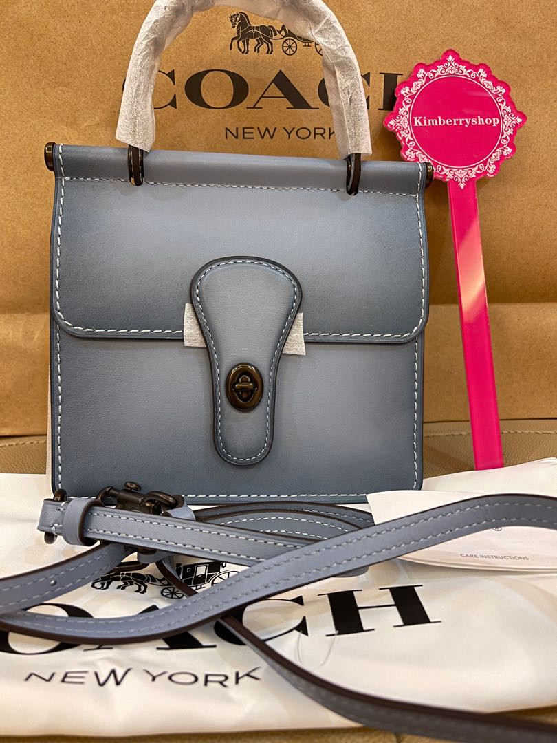 Ready Stock authentic Coach Tory Burch Willis top handle 18cm mini ...