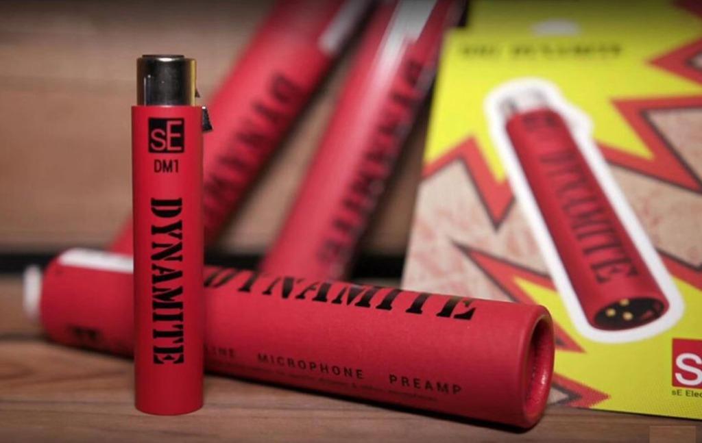sE Electronics DM1 Dynamite 1-Channel Microphone Active Inline Preamp ...