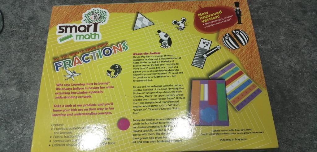 SmartMath Fractions all you need to know, Hobbies & Toys, Toys & Games ...