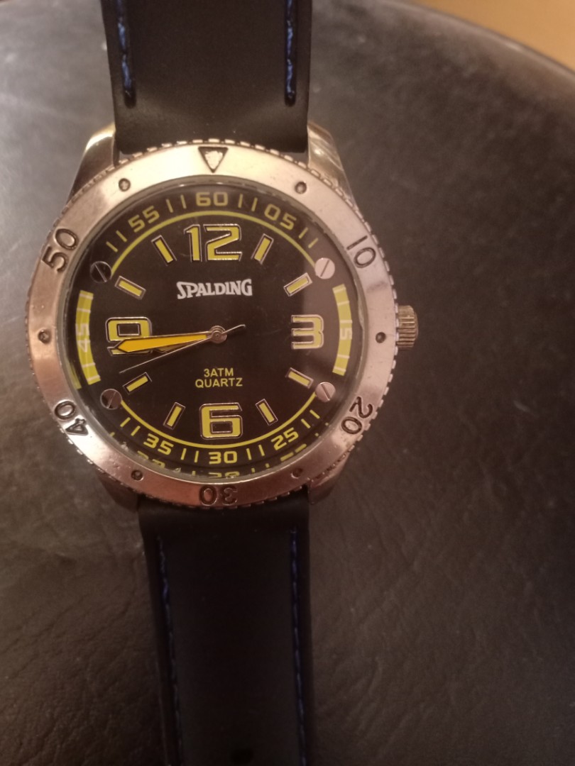 Spalding big Size watch, Men's Fashion, Watches & Accessories, Watches ...
