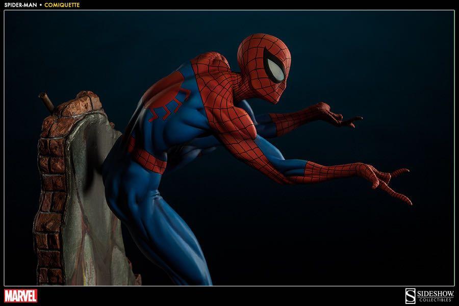 Spider Man Polystone Statue By Sideshow Collectibles J Scott