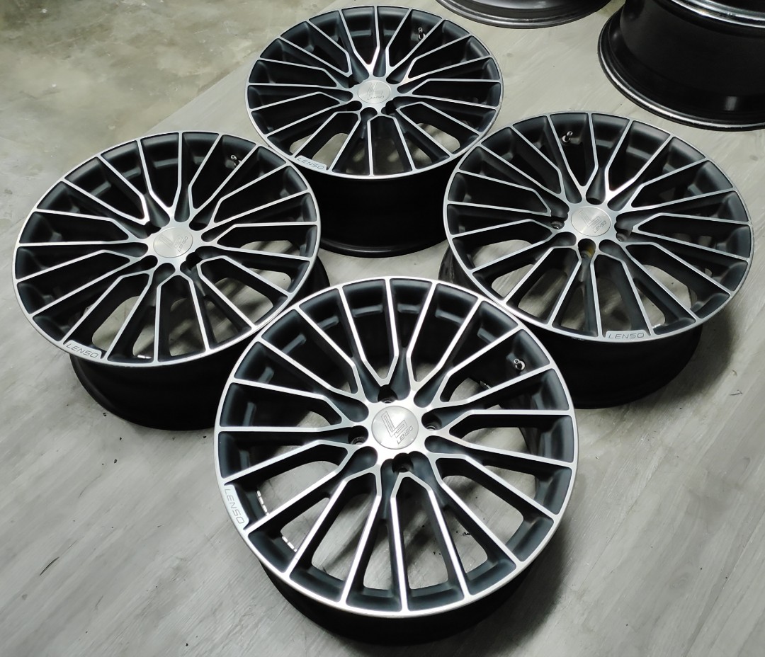 Sport Rim 17 inch Lenso Eurostyle C Wira Satria Myvi Alza Vios Jazz ...