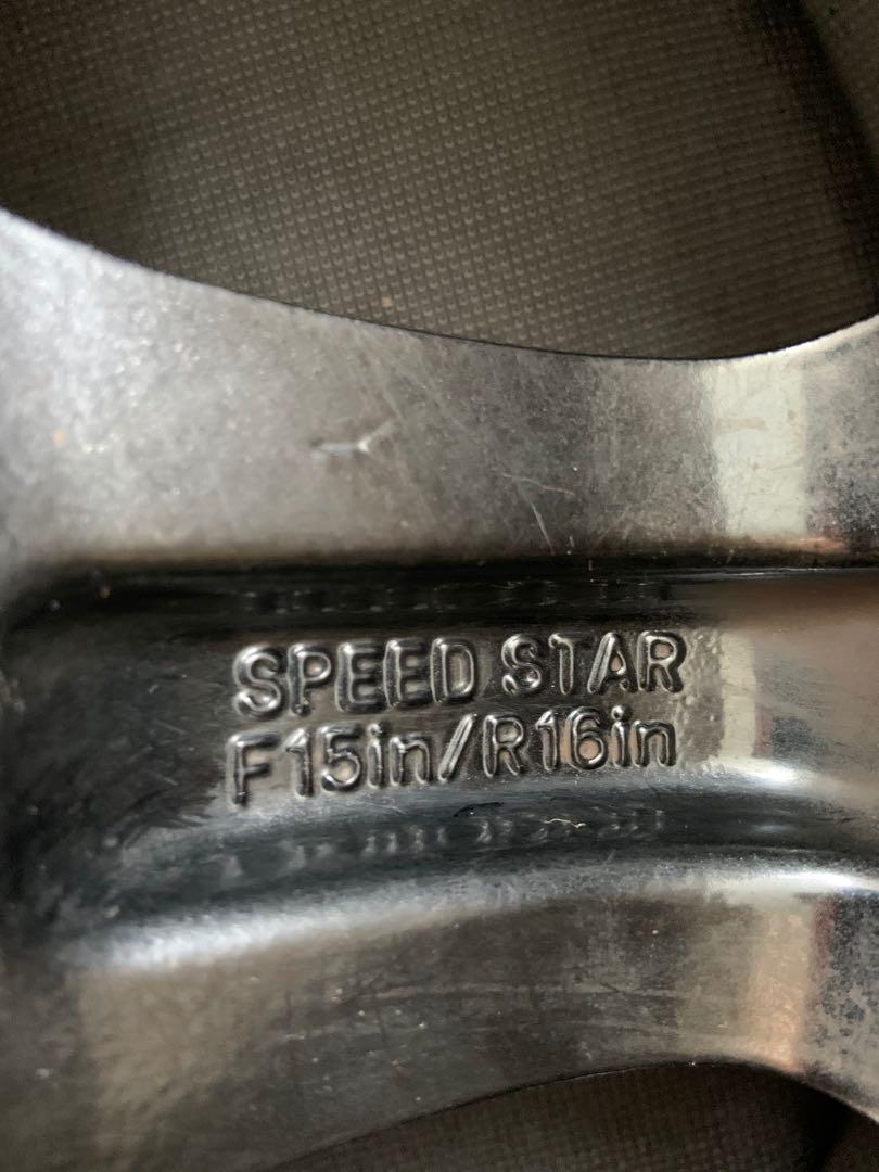 SSR Speedstar SP1R 15 inch rim wheel 4x114.3, Car Accessories, Tyres ...