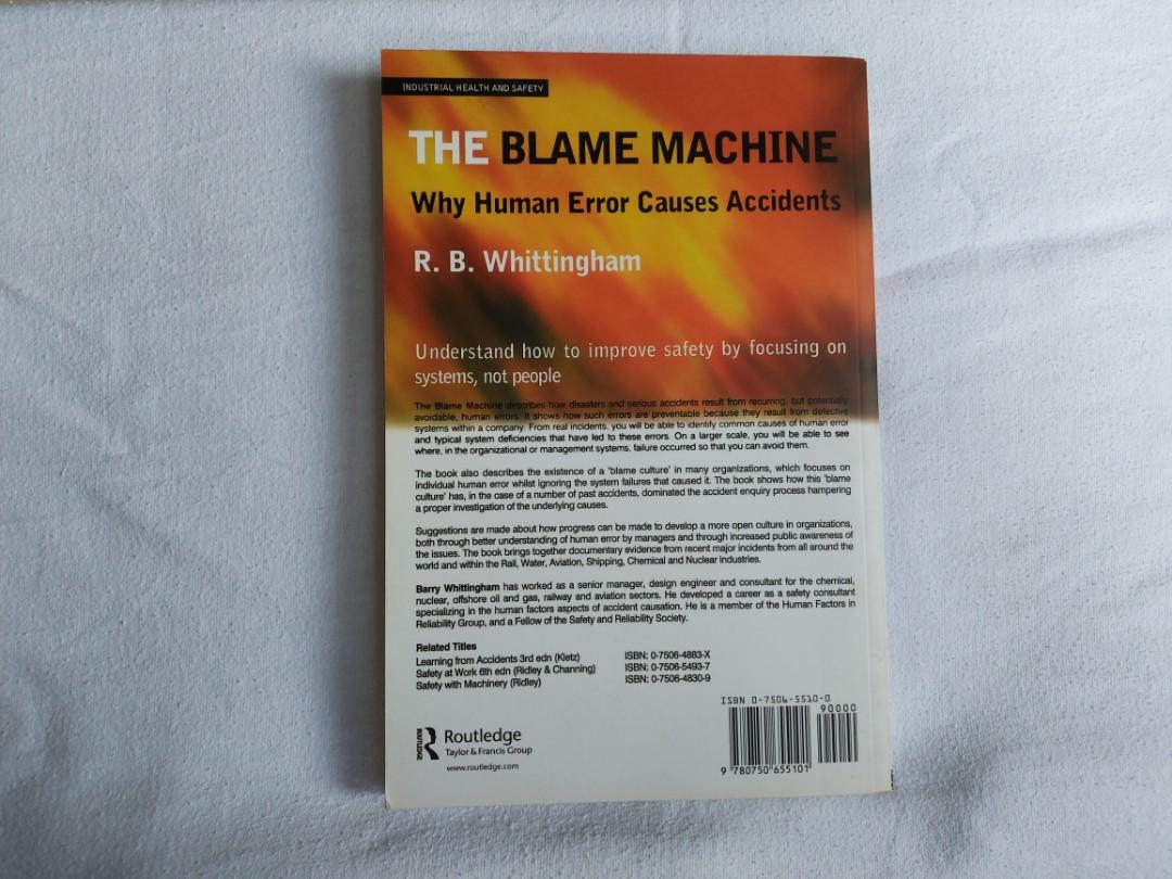 The Blame Machine R.B. Whittingham, Computers & Tech, Office & Business ...
