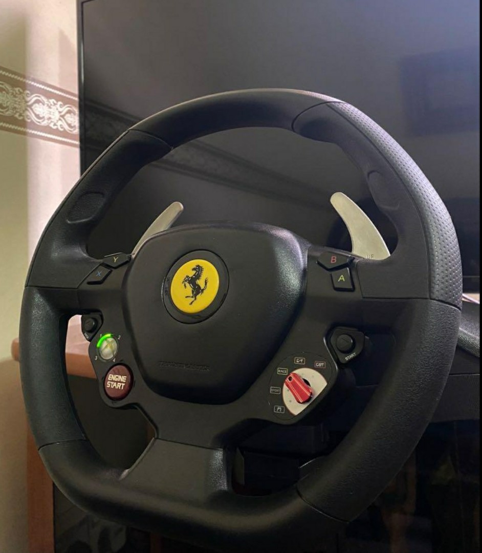 Thrustmaster ferrari 458 Racing Wheel [PC & Xbox 360], Video Gaming ...