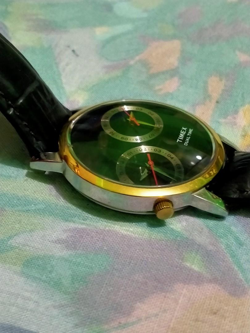 Timex dual time, Men's Fashion, Watches & Accessories, Watches on Carousell