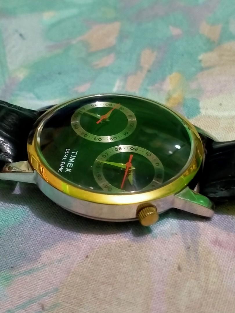 Timex dual time, Men's Fashion, Watches & Accessories, Watches on Carousell