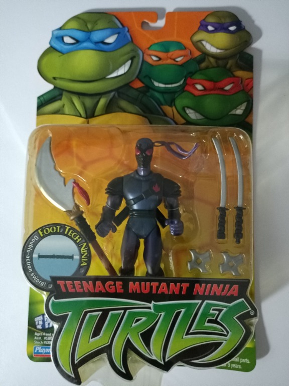 TMNT Foot Tech Ninja 2003 Teenage Mutant Ninja Turtles Playmates Figure ...
