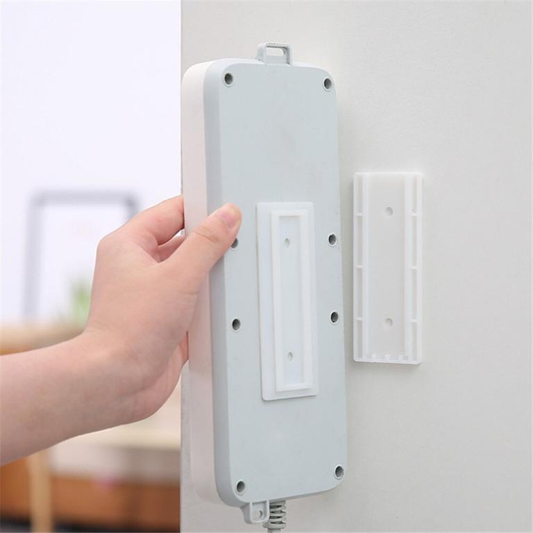 Wall Mount Socket Extension Power Plug Sticker Router Modem Panel ...