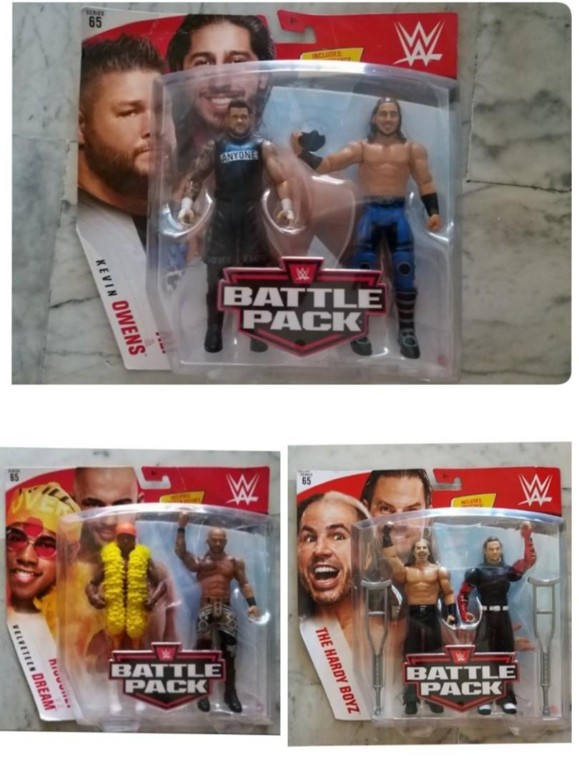 WWE Battle Pack Championship Showdown Ali & Kevin Owens Ricochet & Velveteen Dream The Hardy ...