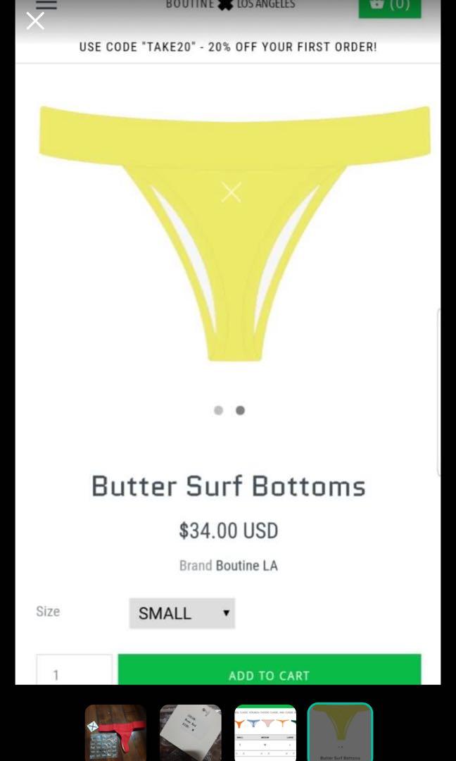 Boutine LA Bikini Bottom, Women's Fashion, Swimwear, Bikinis ...