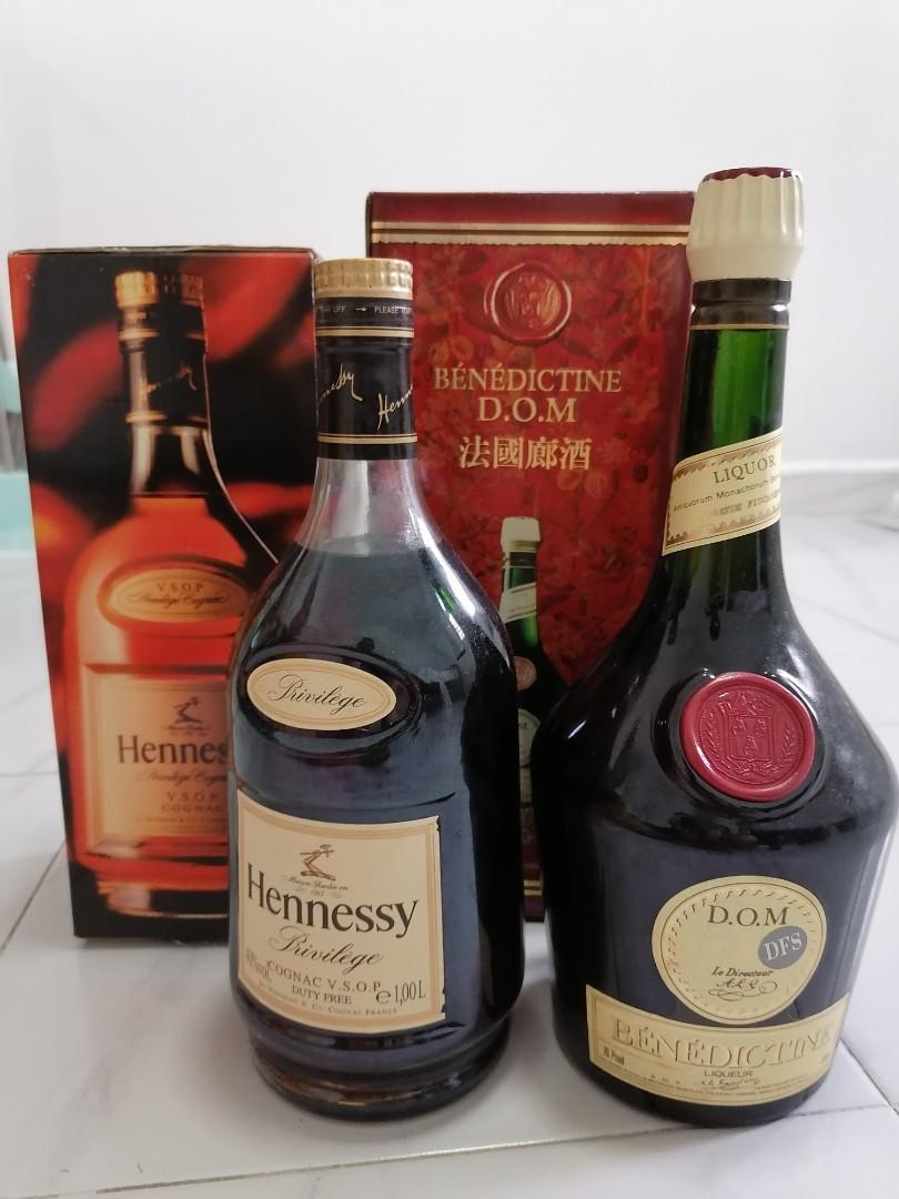 Hennessy vsop & Benedictine DOM, Food & Drinks, Alcoholic Beverages on ...