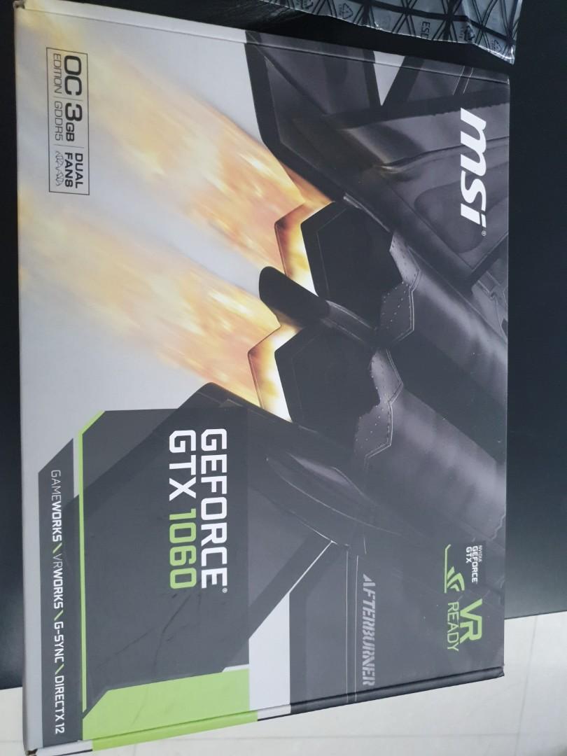 MSI afterburner GTX 1060 3GB, Computers & Tech, Parts & Accessories ...