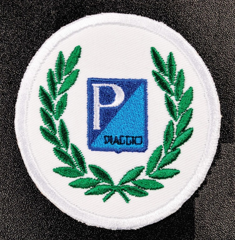 Zeit Piaggio Vespa Perry Laurel Embroidered Cloth Patch - Scooter Patch ...
