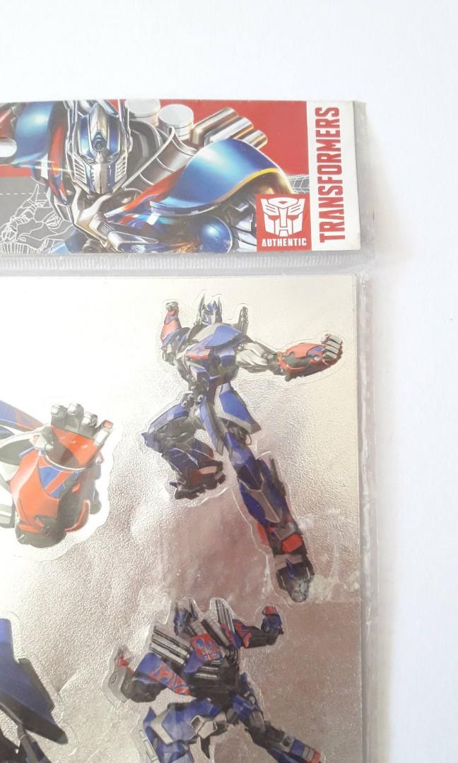 Transformers Sticker Decal Optimus prime Hasbro, Hobbies & Toys ...
