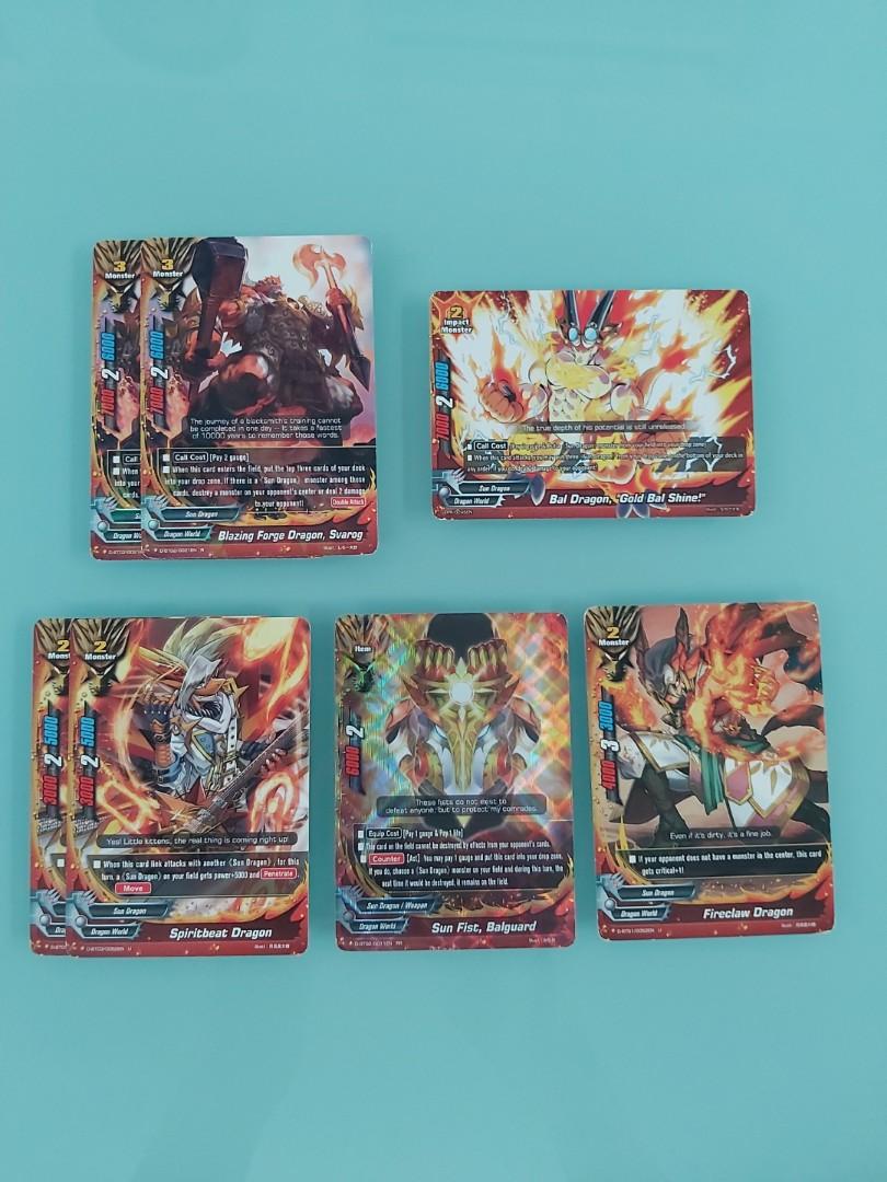 Buddyfight Sun Dragon Set, Hobbies & Toys, Toys & Games on Carousell