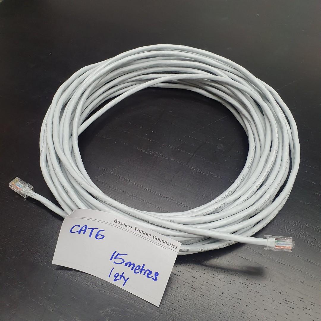 Customized Length LAN Ethernet RJ45 CAT 5e 6 UTP Cable Straight ...