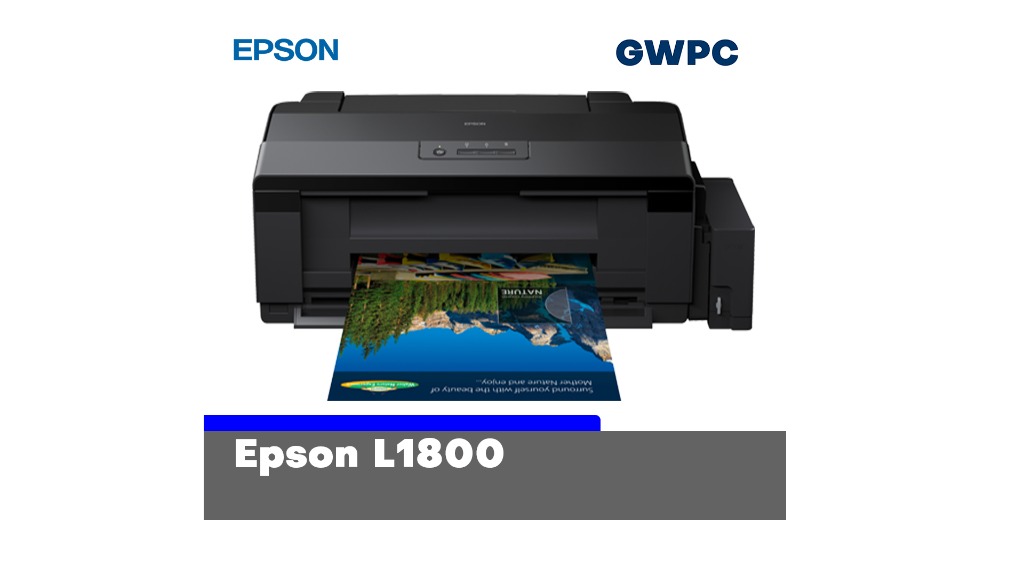 Epson L1800 A3 6 color Photo Ink Tank with original ink, Computers ...