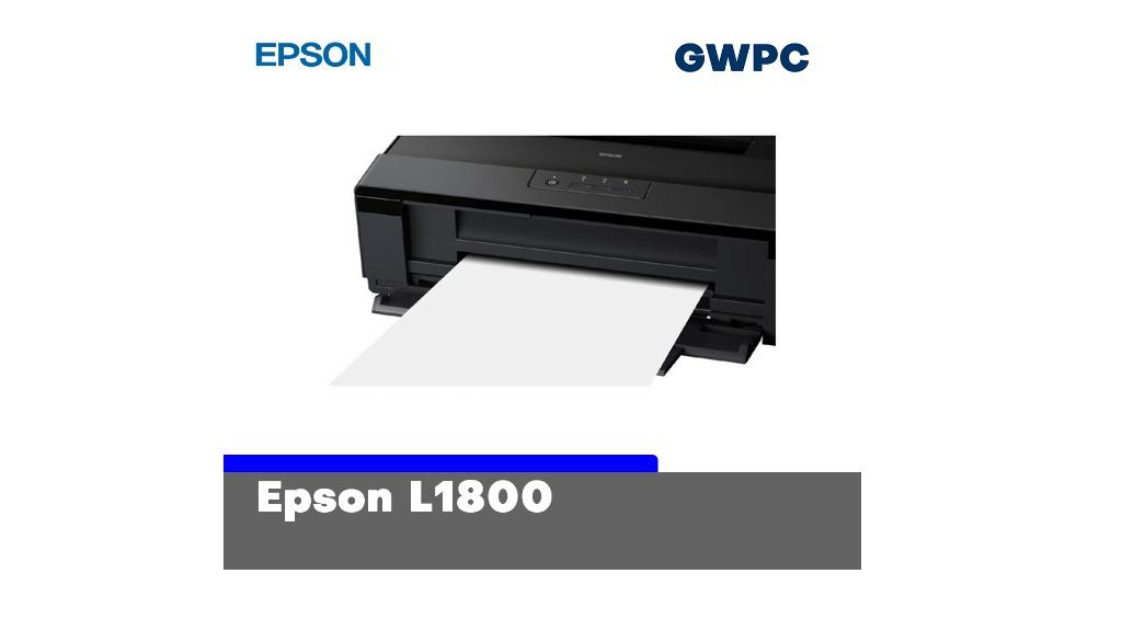 Epson L1800 A3 6 color Photo Ink Tank with original ink, Computers ...