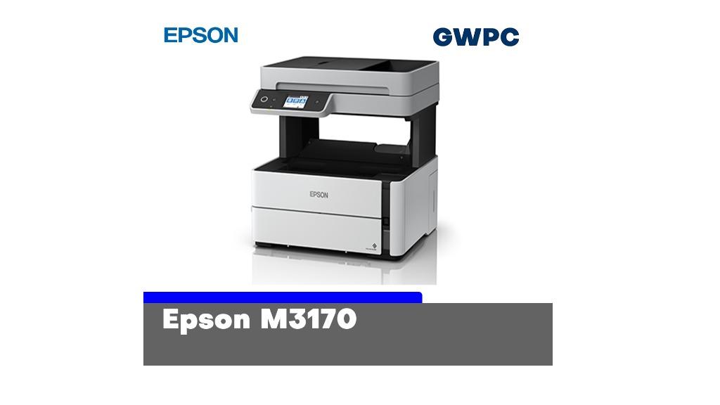 Epson M3170 EcoTank Monochrome Wi-Fi All-in-One Ink Tank Printer ...