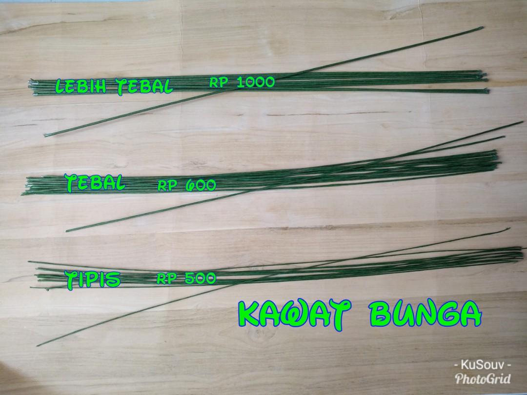 Kawat Bunga/Tangkai Bunga/Batang Bunga, Desain & Kerajinan Tangan, Alat ...