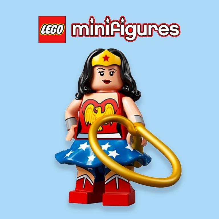 LEGO DC Comics Super Heroes Minifigure Wonder Woman with Gold Lasso ...