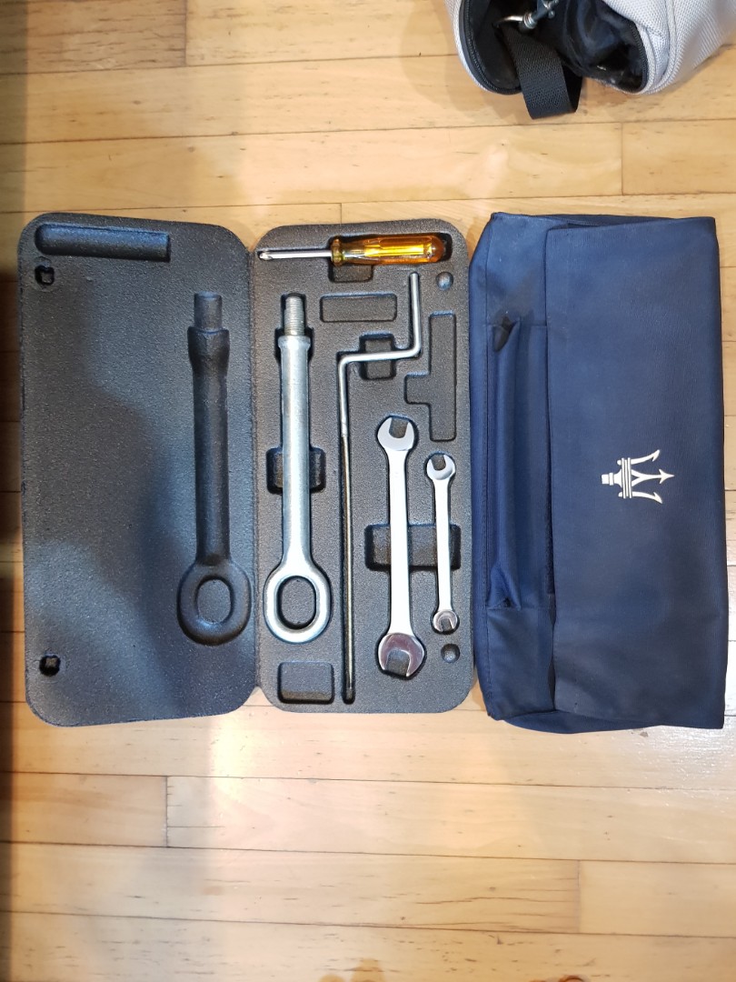 Maserati tool kit tool box, Car Accessories, Accessories on Carousell