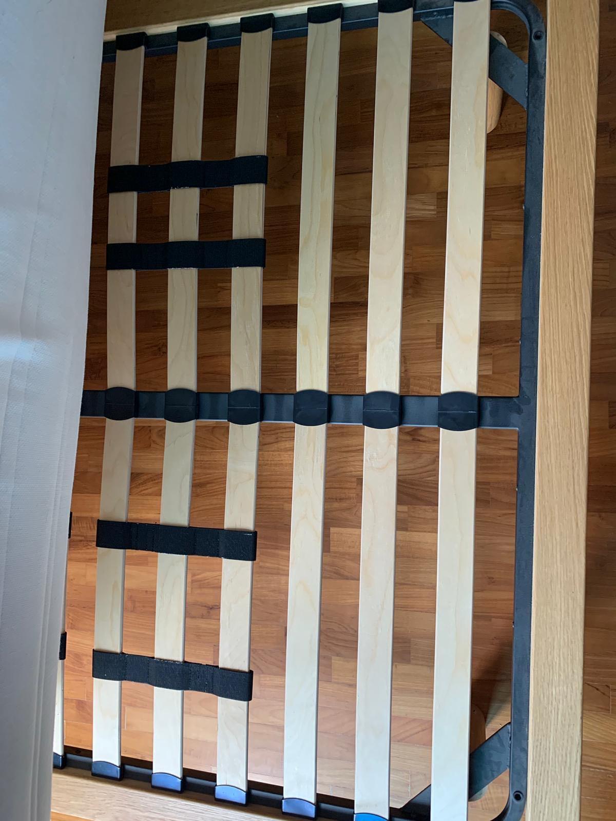 MUJI bed frame oak wood 147 x 202 cm, Furniture & Home Living ...