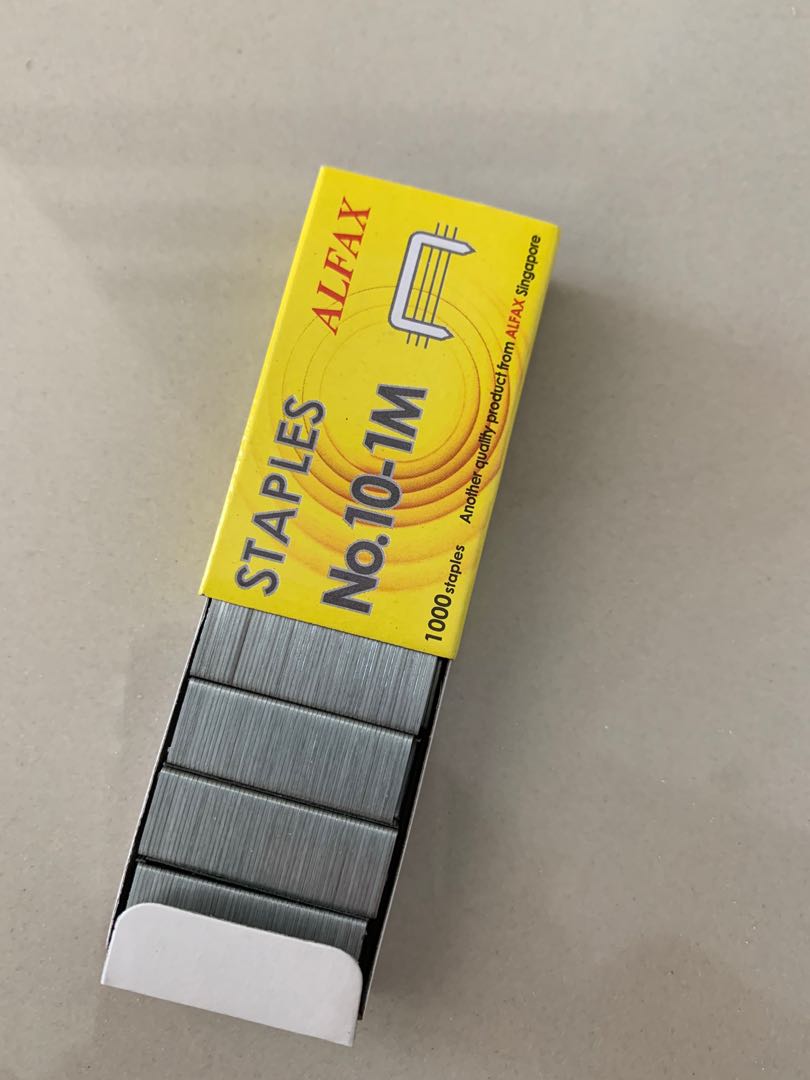 Alfax Staples No.10-1M, Hobbies & Toys, Stationery & Craft, Craft ...